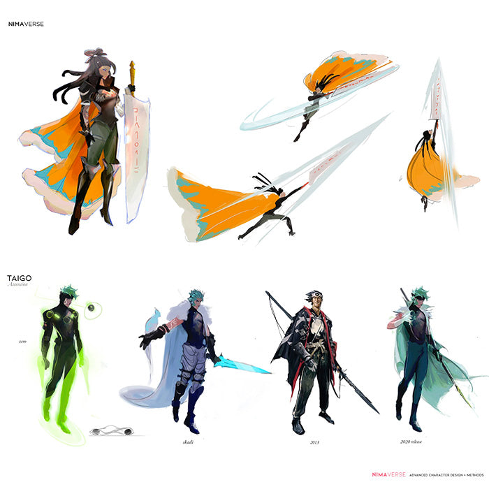 Character Concept Design Full Tutorial Package – RossDraws